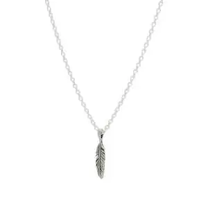 TWOJEYS Feather Pendant Necklace