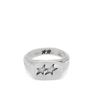 TWOJEYS Superstar Signet Ring - Silver