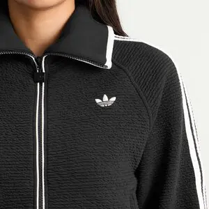 Adidas Firebird Textured Track Top - Black/cloud White
