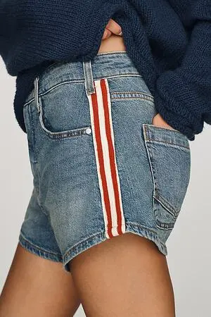 PILCRO Denim Track Shorts