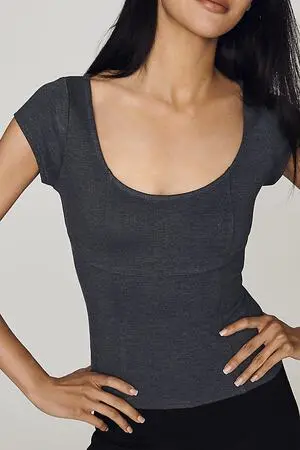 Maeve Scoop-neck Tee