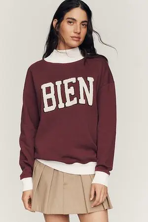 Anthropologie Cotton Fleece Sweatshirt - Bien