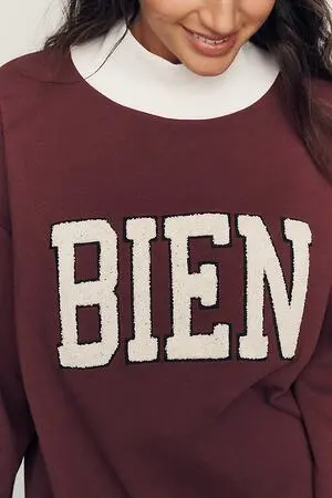 Anthropologie Cotton Fleece Sweatshirt