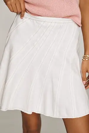 Anthropologie The Exposed Mini Skirt