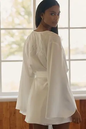 Rya Collection Embroidered Bride Robe
