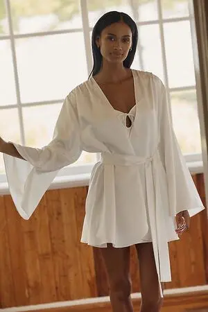 Rya Collection Embroidered Bride Robe