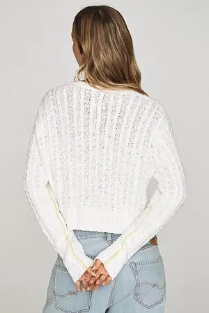 KERRI ROSENTHAL Dune Cotton Sweater