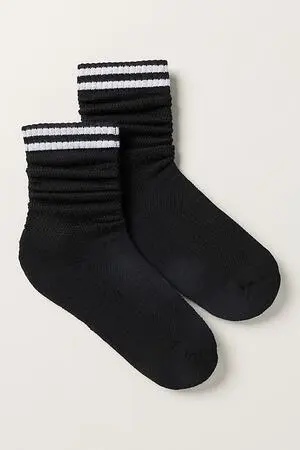 AMERICAN TRENCH Sporty Stripe Sock - Black