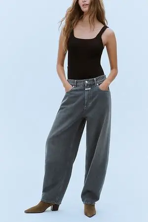 Closed Jazzie High-rise Barrel-leg Jeans