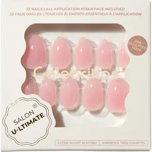 CELEBRITIPS Salon U-ltimate Extra Press-on Nails - Clean Pink
