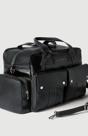 Brunello Cucinelli Grained Calfskin Leisure Bag