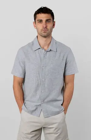 LEISURE LAB Baja Button Up Fog