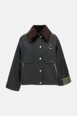 Barbour Waxed Cotton Jacket - Green