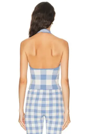 SEROYA Dumont Top In Blue
