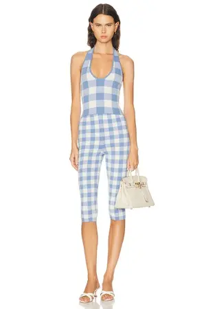 SEROYA Dumont Top In Blue