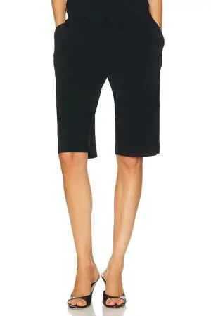Norma Kamali Flat Front Bermuda Short