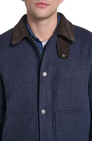 LEVI'S Corduroy Collar Barn Jacket - Navy