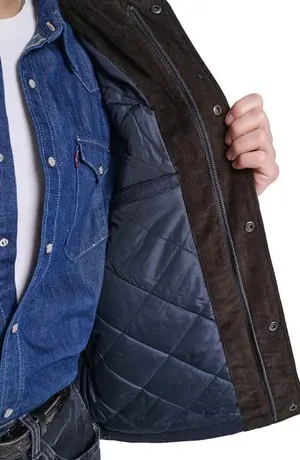 LEVI'S Corduroy Collar Barn Jacket - Navy