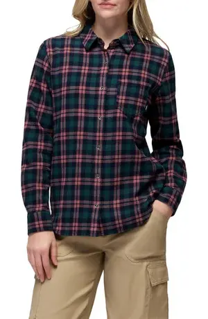PRANA Golden Canyon Organic Cotton Flannel Shirt