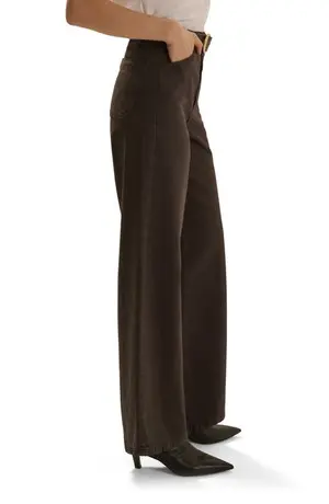 FAVORITE DAUGHTER The Mischa High Waist Wide Leg Ankle Pants