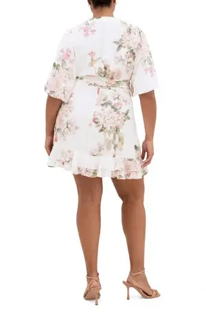 City Chic Koko Floral Minidress