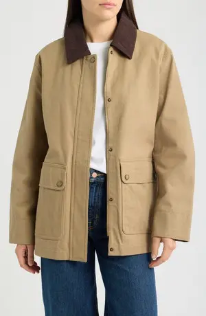Pendleton Cascades Canvas Barn Coat - Old Oak