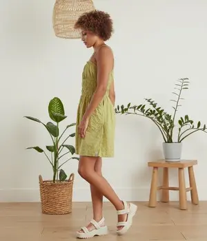 KNOWN SUPPLY Bayside Dress - Matcha