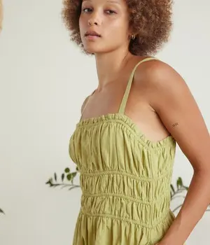 KNOWN SUPPLY Bayside Dress - Matcha