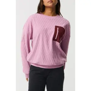 Rip Curl Jacquard Sweatshirt Lilac