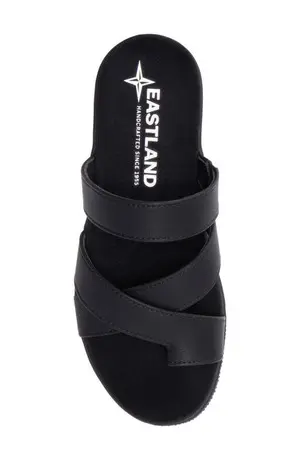 Eastland Seaside Slide Sandal - Black