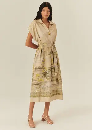 EXQUISE Matilda Midi Dress - Multi Color