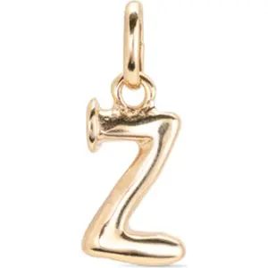 UNODE50 18k -plated Letter Z Charm - Gold
