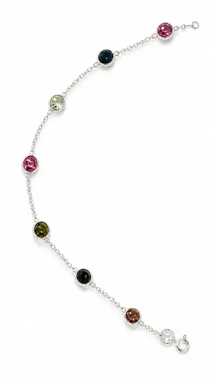 ZUVAN Golden Grove Multi-stone Bracelet