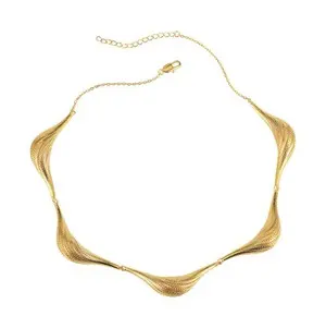 LAMINAR JEWELRY Flow Small Necklace - Gold
