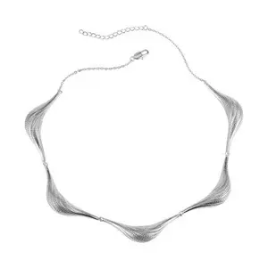 LAMINAR JEWELRY Flow Small Necklace - Silver