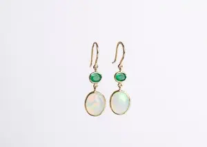 ZUVAN Radiance Earrings - Emerald