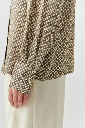 EXQUISE Louise Printed Shirt