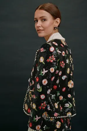SKYLENCE Derling Embroidered Jacket - Noir