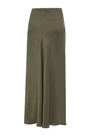 EXQUISE Liv Midi Skirt - Khaki