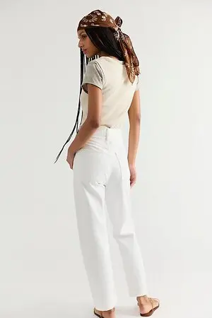AGOLDE 90s Pinch Waist Jeans - Marshmallow