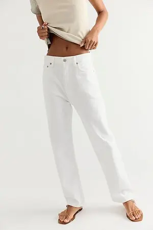 AGOLDE 90s Pinch Waist Jeans - Marshmallow