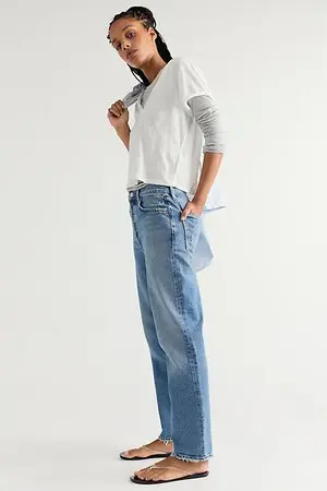 AGOLDE 90s Pinch Waist Crop Jeans - Renew
