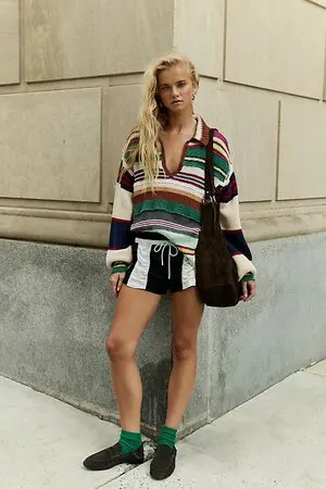 Free People Rowhouse Knit Pullover