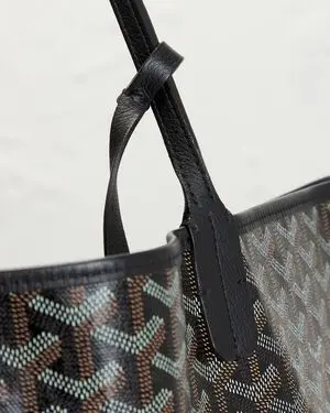 FWRD RENEW Goyard Saint Louis Gm Tote Bag - Black