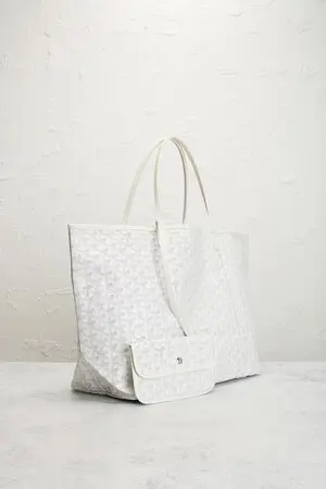 Goyard Saint Louis Gm Tote Bag - White