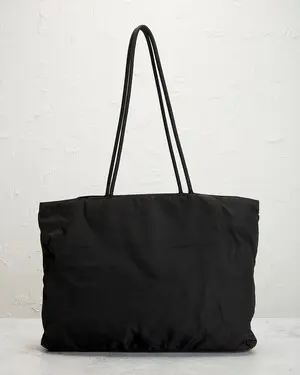 FWRD RENEW Prada Tessuto Tote Bag - Black