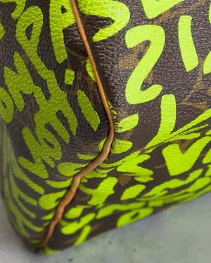 FWRD RENEW Louis Vuitton X Stephen Sprouse Monogram Graffiti Speedy 30 Handbag - Green