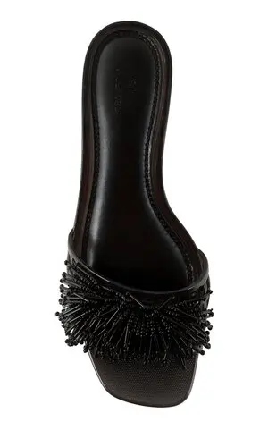 HEAVENLY JELLY Willow Embellished Jelly Mule - Black