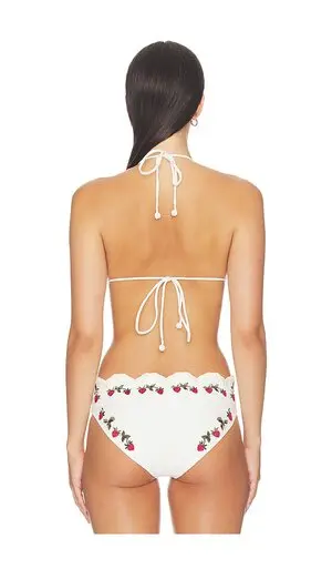 Sea Bindi Strawberry Scallop Bikini Top
