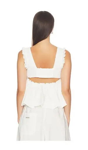 For Love & Lemons Laura Eyelet Top